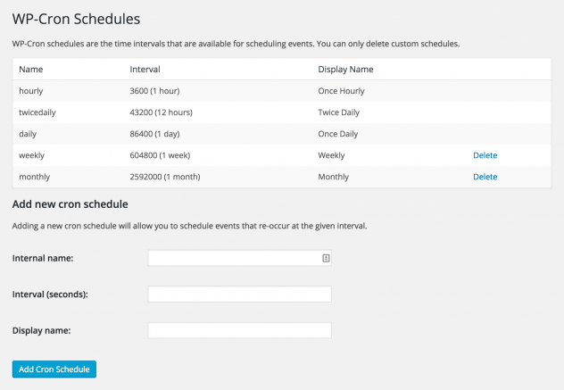 Add a new cron schedule | Bulk WP
