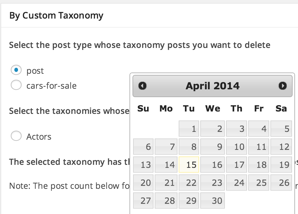 Scheduler for Deleting Posts by Taxonomy | Bulk WP