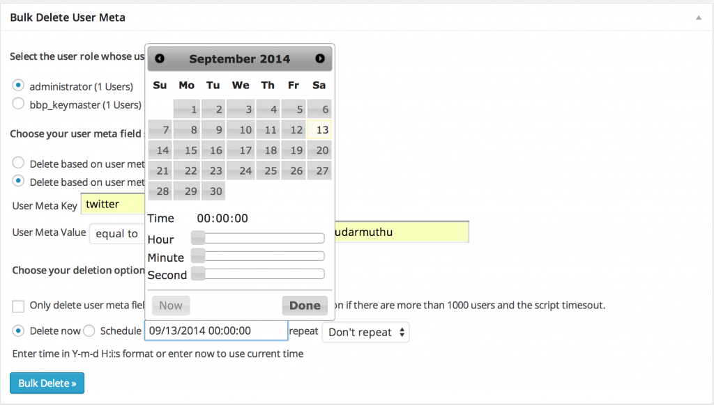 Bulk Delete User Meta Pro | Bulk WP