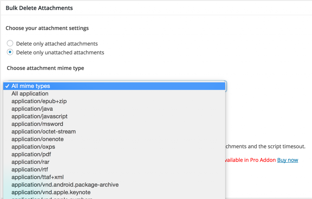 Bulk Delete Attachments | Bulk WP