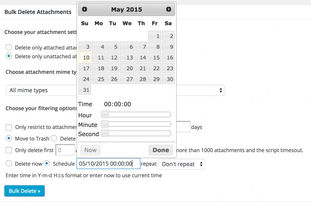 bulk-delete-scheduler-for-deleting-attachment-1 | Bulk WP